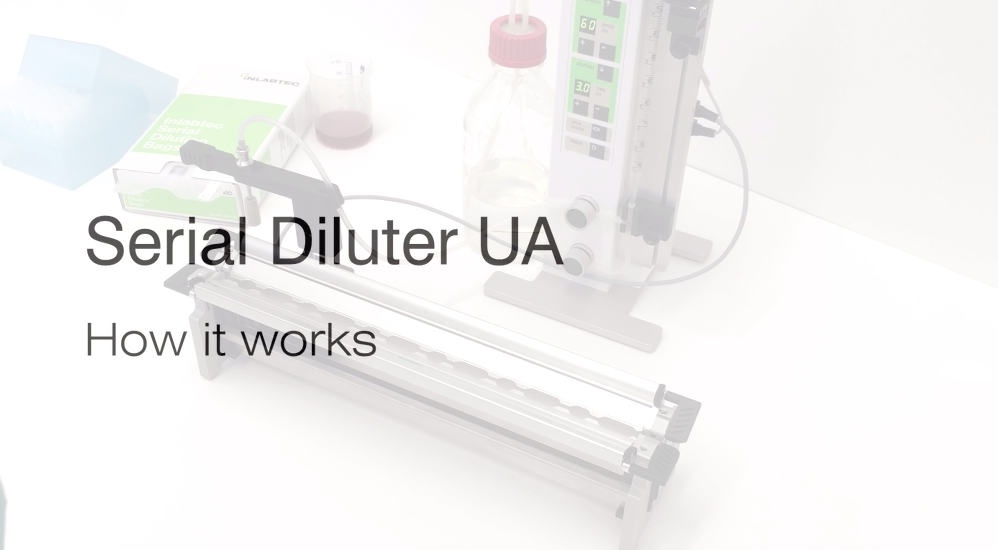 INLABTEC Serial Diluter UA complete, 6 dilutions, with bag vortexer ...