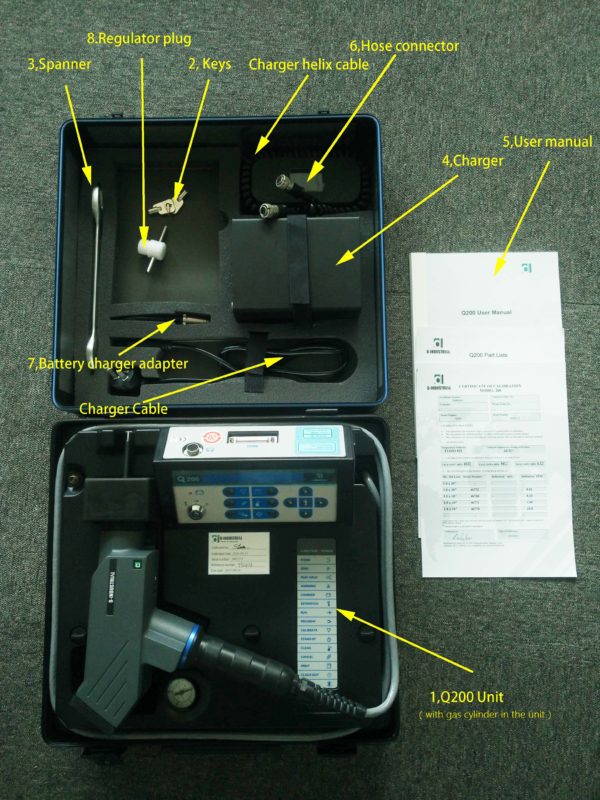 Ultra High Sensitivity SF6 Gas Leak Detector - Q200 - Team Medical ...